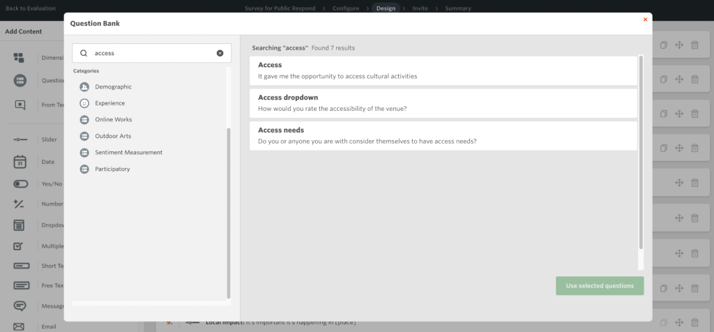 Question Bank - Impact & Insight Toolkit